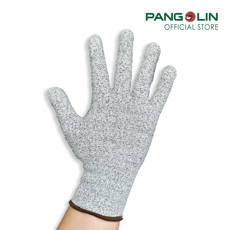ถุงมือกันบาด แบบไม่เคลือบ ระดับ D Cut Resistant Gloves - Pangolin Online